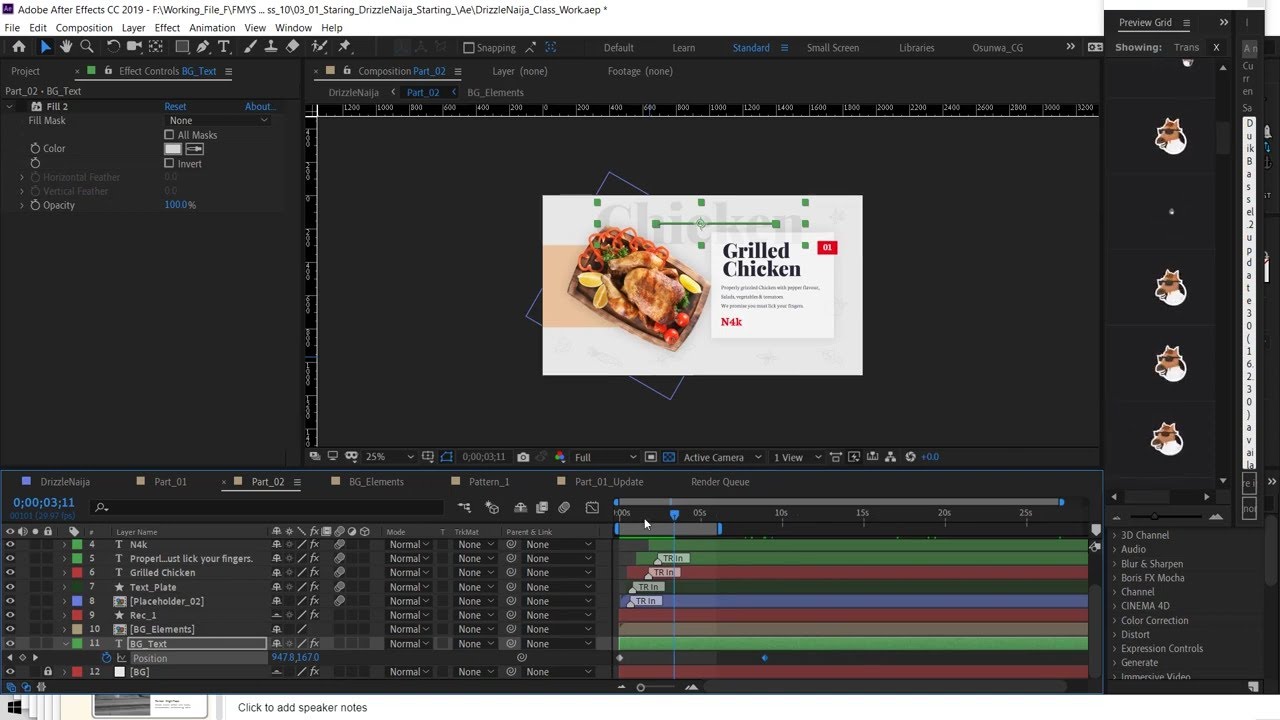 Sat 21 Aug 2021 || Demo Class Motion Graphics Animation Workflow - YouTube