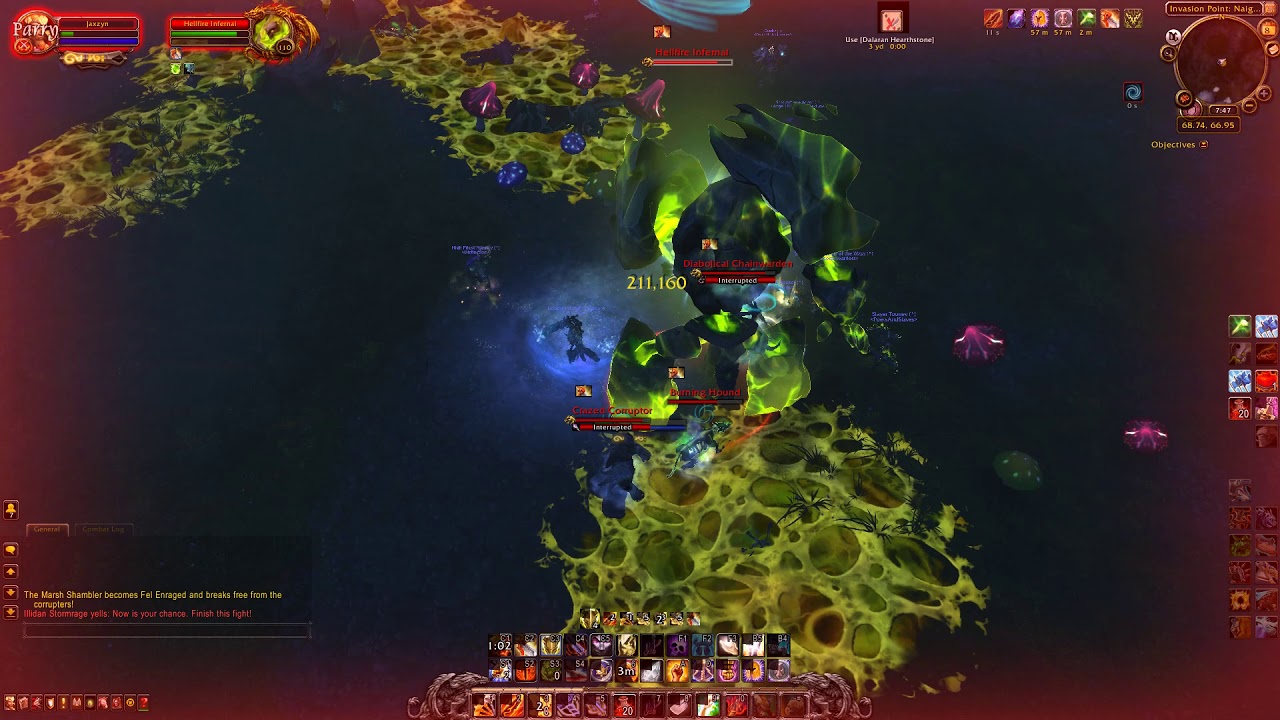 WoW Legion - Invasion Point: Vogrethar the Defiled - YouTube