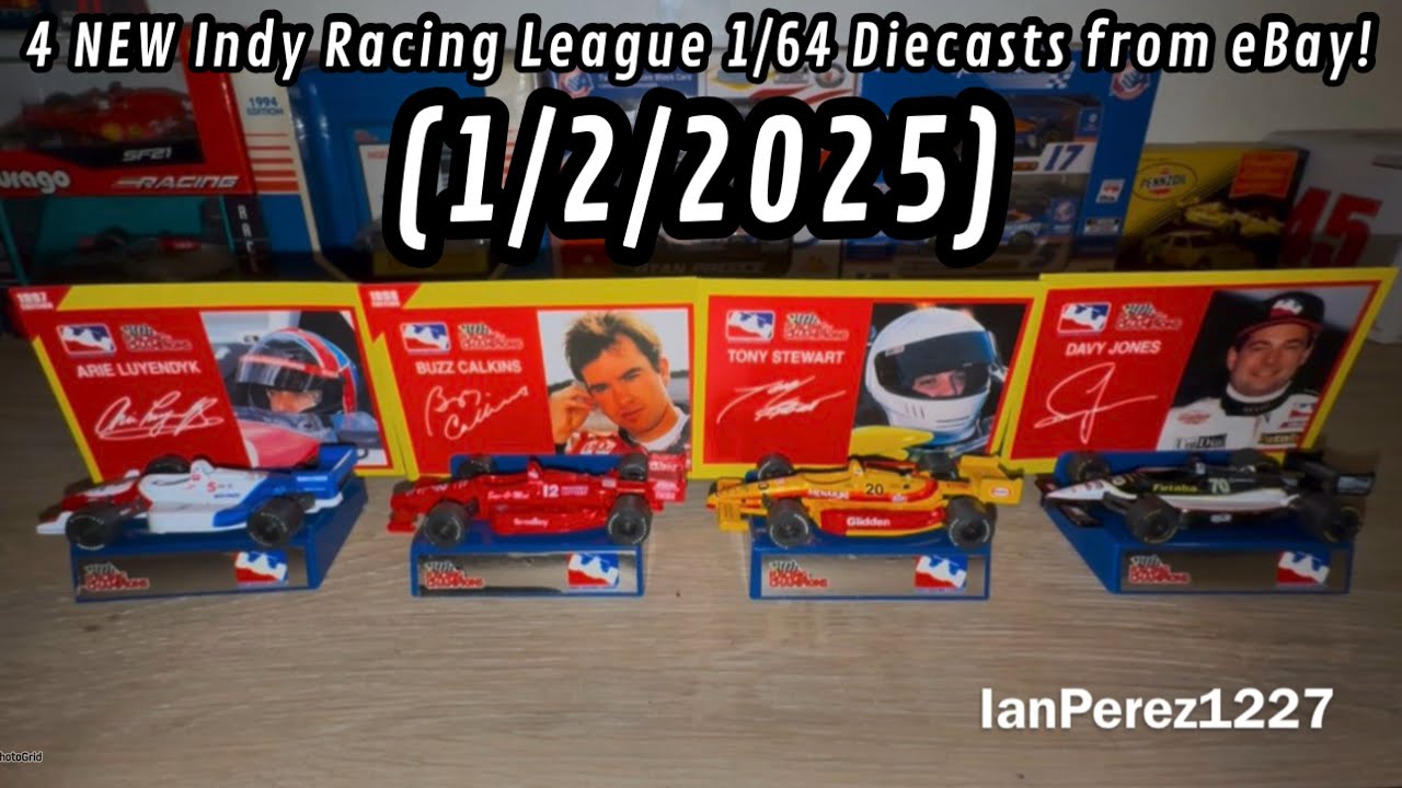 4 NEW Indy Racing League 1/64 Diecasts from eBay! (1/2/2025) - YouTube