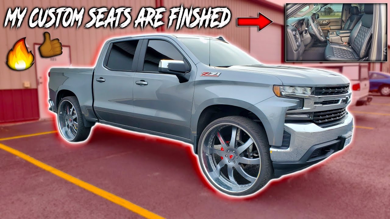 MY CUSTOM INTERIOR ON MY 2020 SILVERADO IS FINSHED WOW WHAT A ...