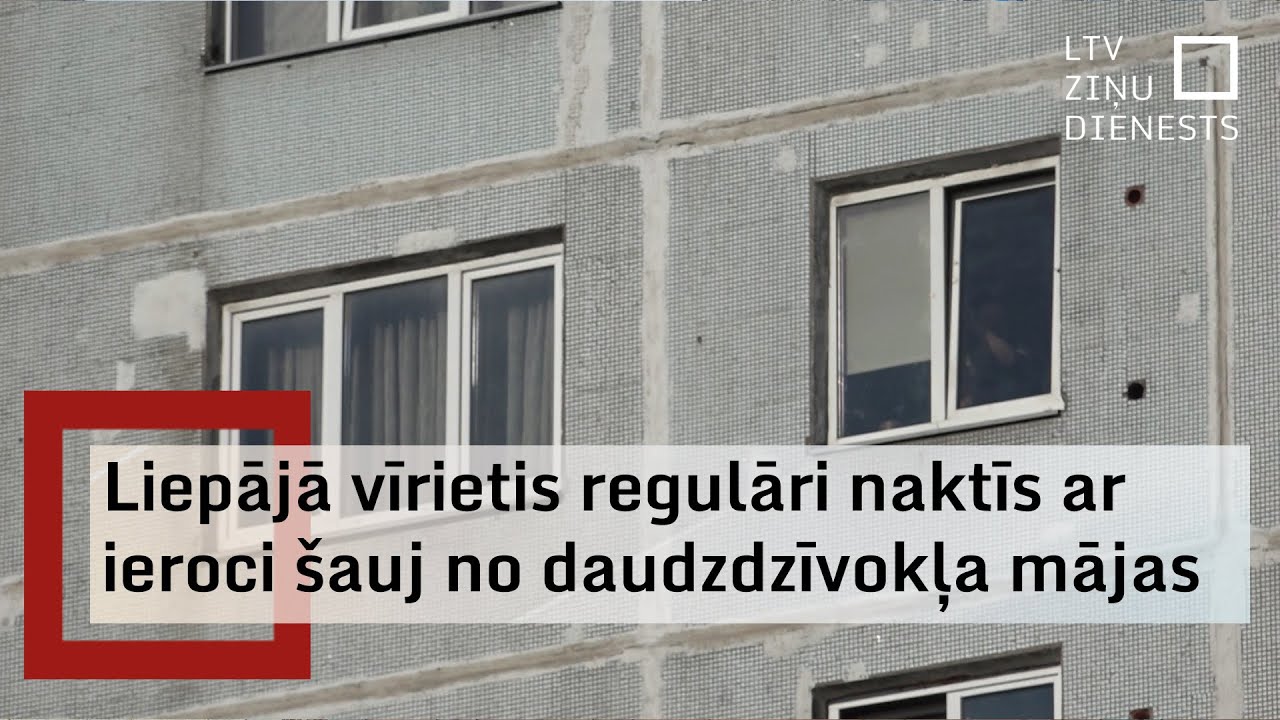 Liepājā regulāri šaudās ar ieroci, notvert neizdodas - YouTube