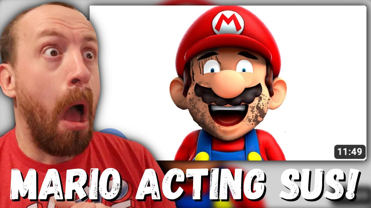 MARIO ACTING SUS! SMG4: Mario Goes Coo-Coo Crazy (REACTION!) - YouTube
