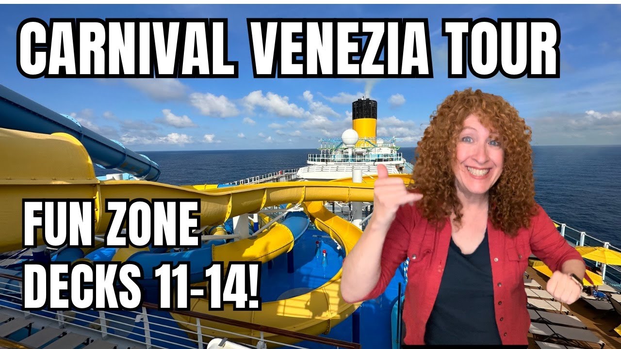 Carnival Venezia - High Floors TOUR Splash Zone, Rope Course, Games ...