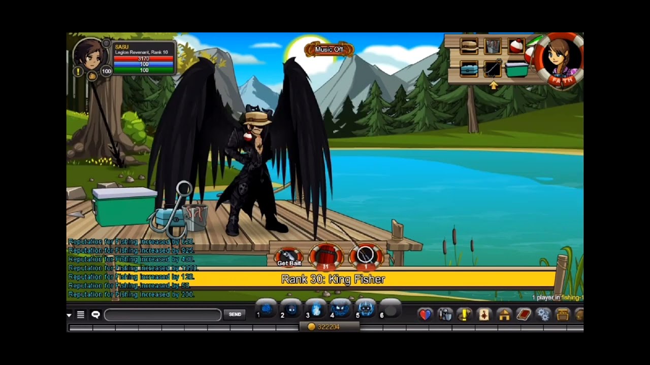 AQW | Fishing (Derp Moosefish Badge Achievement) - YouTube
