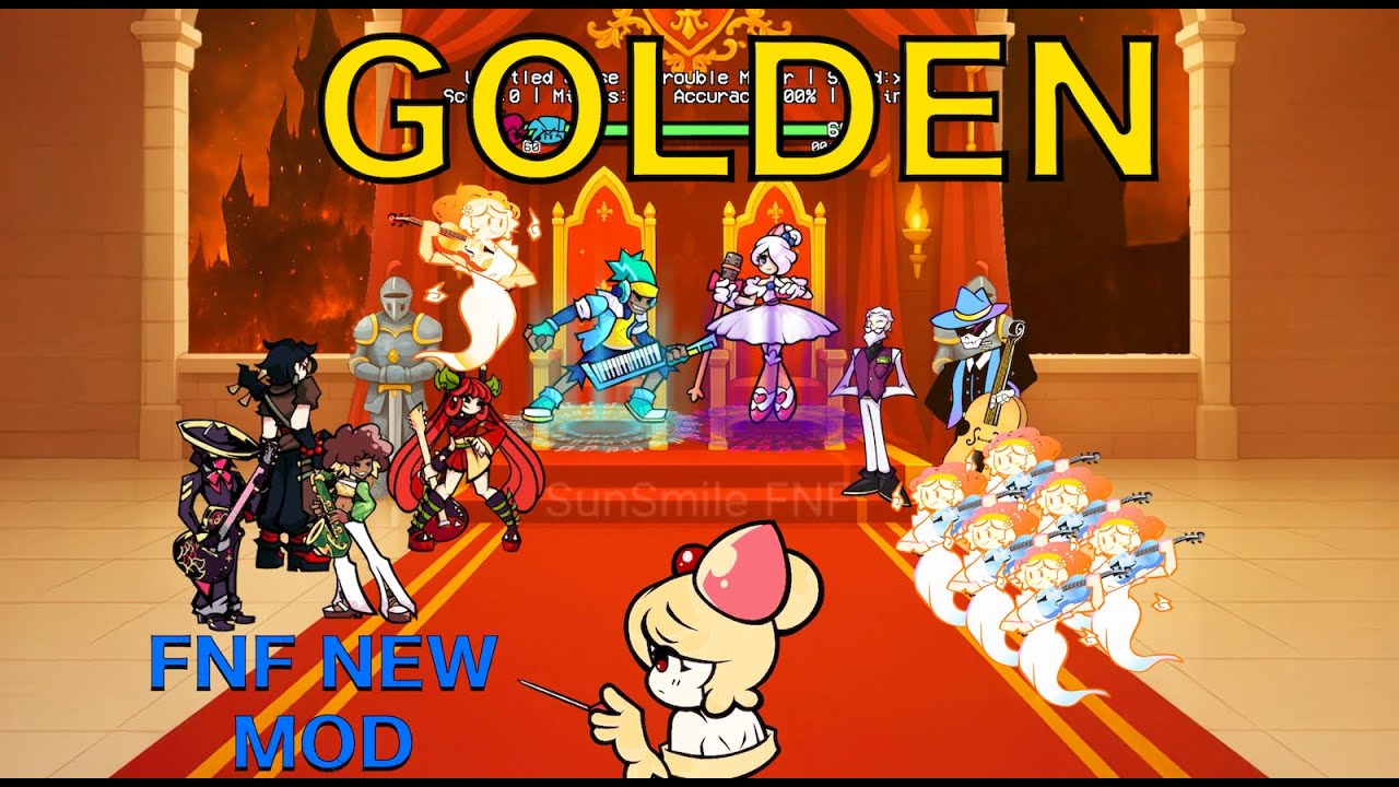 NEW Golden FNF Mod 2025 Mobile | Friday Night Funkin’ VS Flavor Rave ...