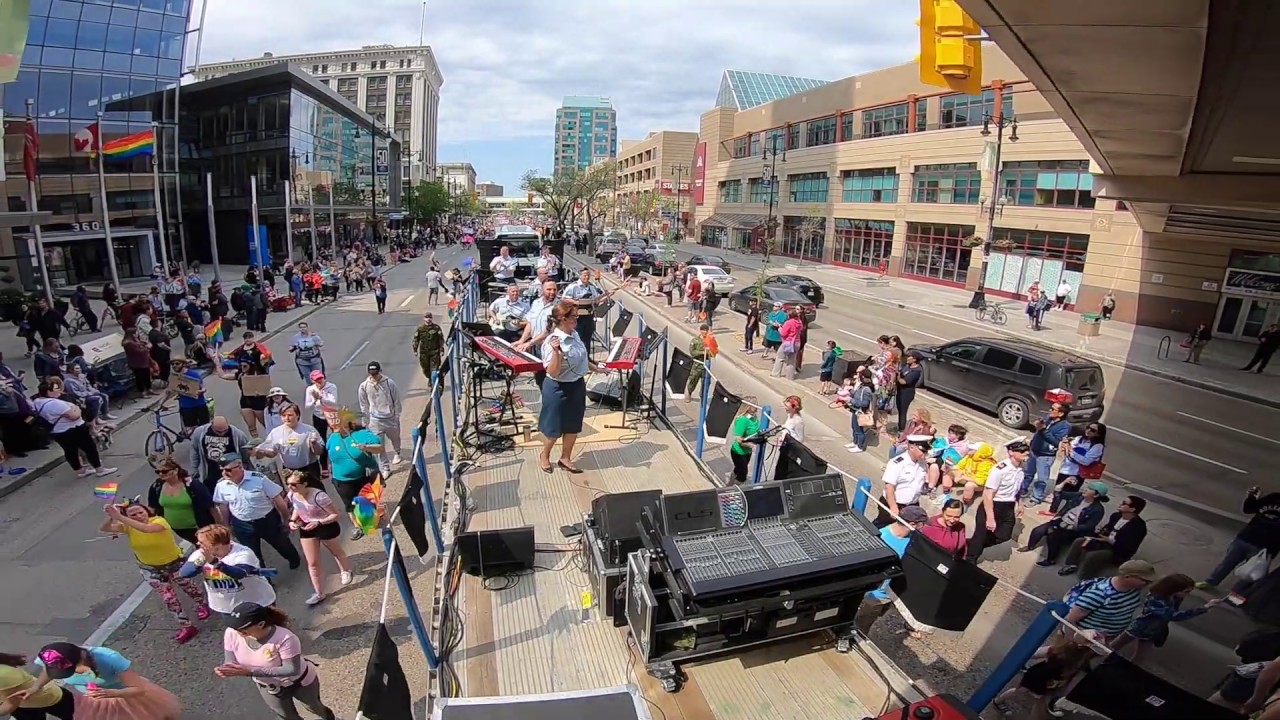 RCAF Band at Winnipeg Pride 2019 - YouTube