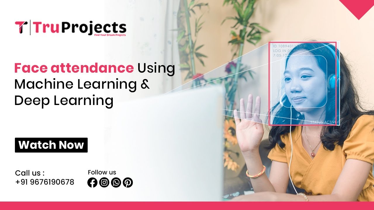 Face attendance using machine learning and deep learning - YouTube