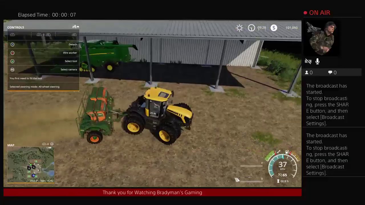 Longboy2004's Live PS4 farming simulation 2019 - YouTube