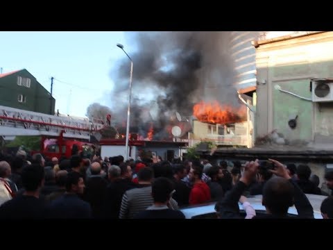 ŞOK ŞOK  BATUMDA BÜYÜK YANGIN