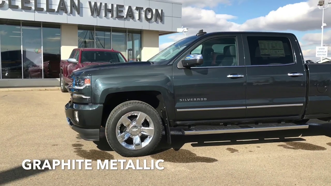 2018 CHEVROLET SILVERADO 1500 4WD GRAPHITE METALLIC STOCK#J4359 - YouTube