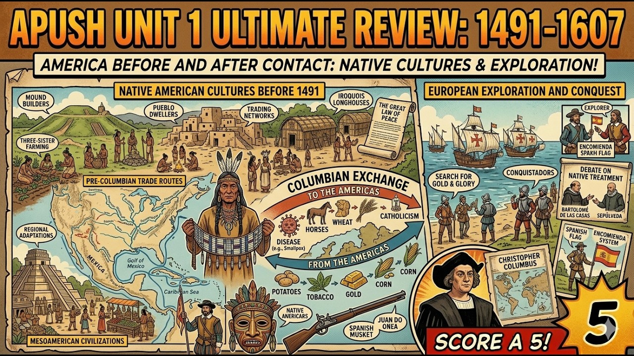 APUSH ULTIMATE REVIEW - Unit 1 (1491–1607) | Everything You Need for ...