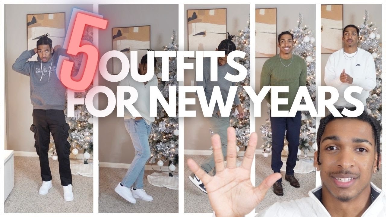 5 OUTFITS FOR NEW YEARS EVENTS | HOLIDAY OUTFITS | MENS FASHION - YouTube