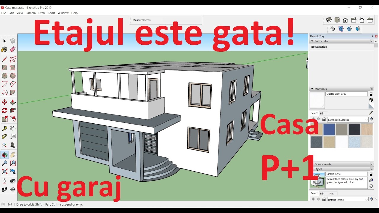 Planul casei P+1 Ep5 (am finalizat etajul) - YouTube