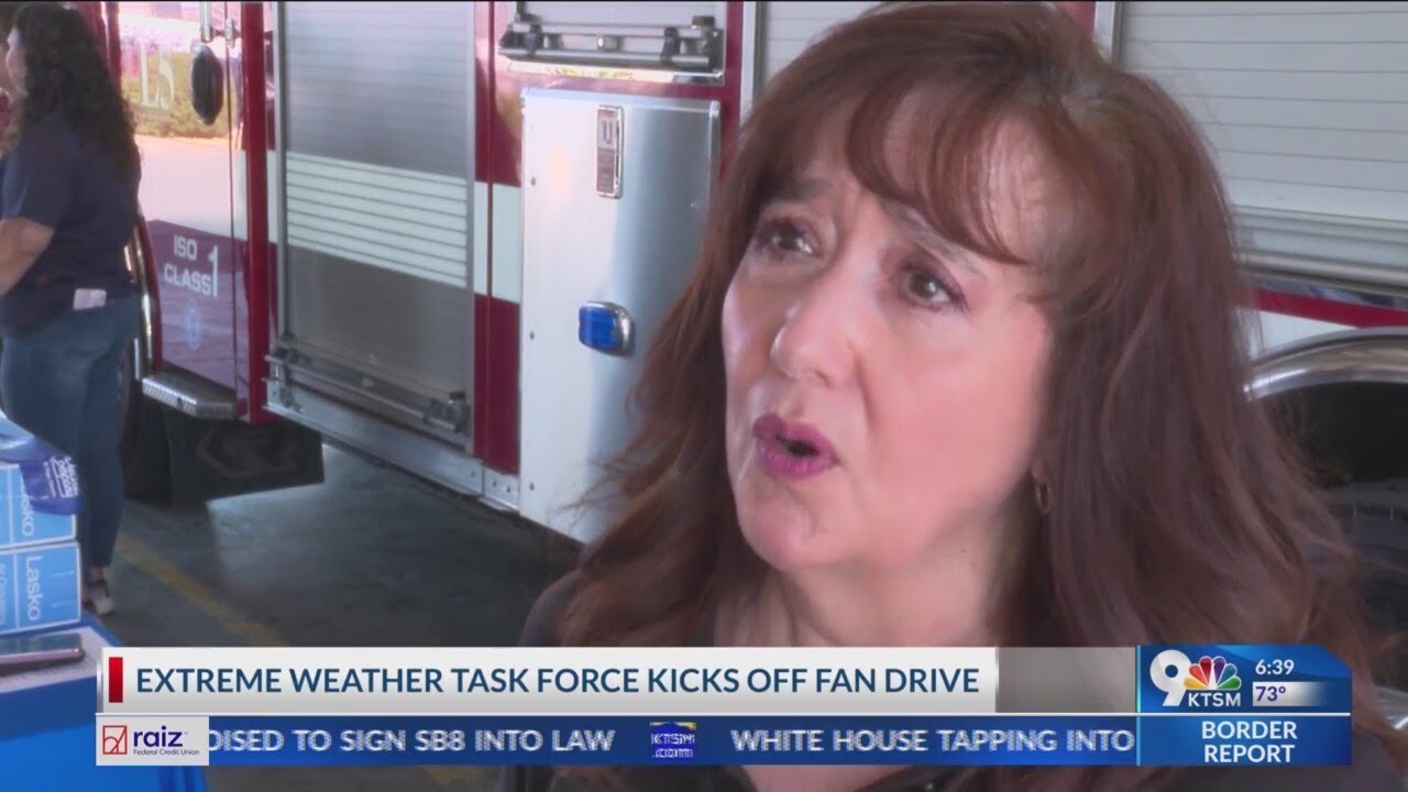 Extreme Weather Task Force kicks off fan drive - YouTube