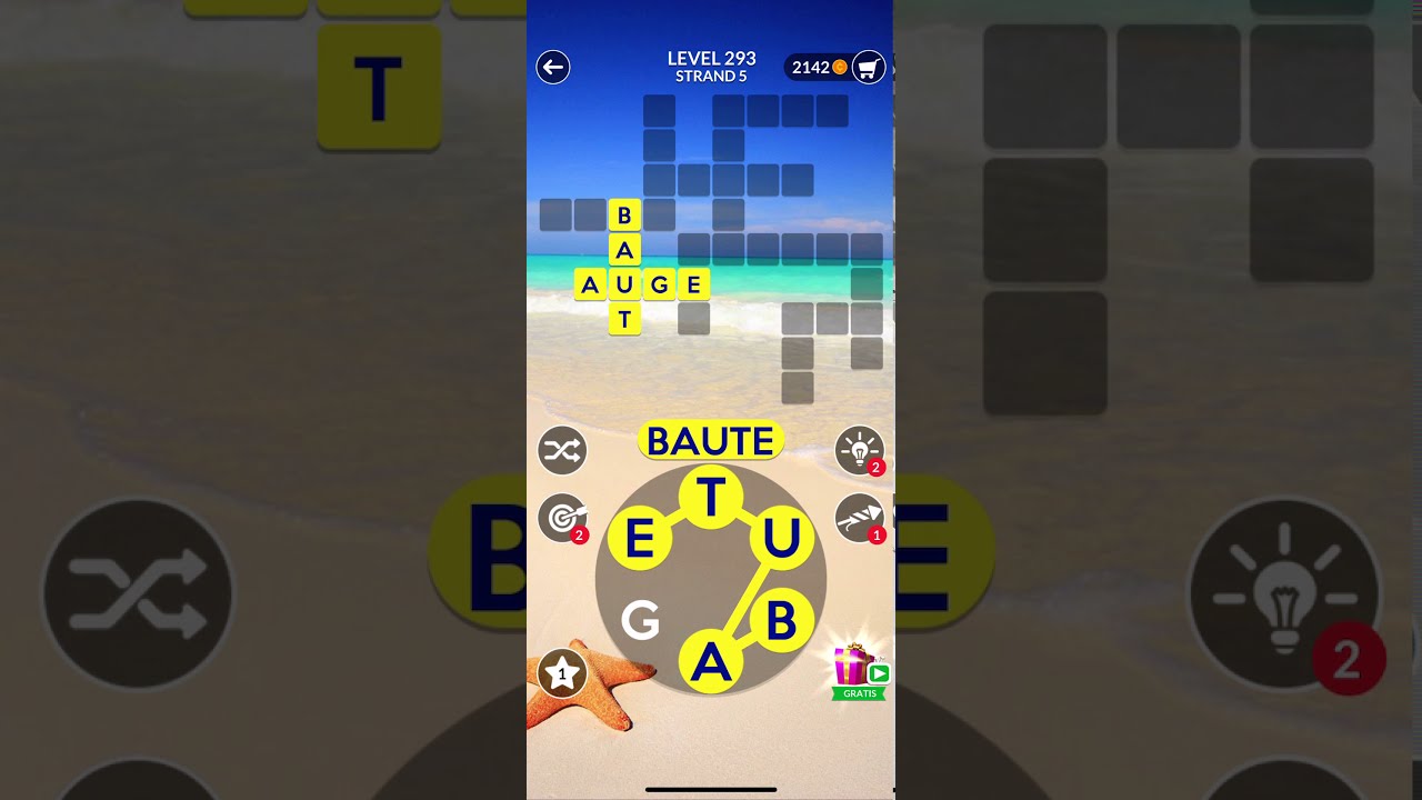 WORDSCAPES Level 293 Lösung Deutsch - YouTube