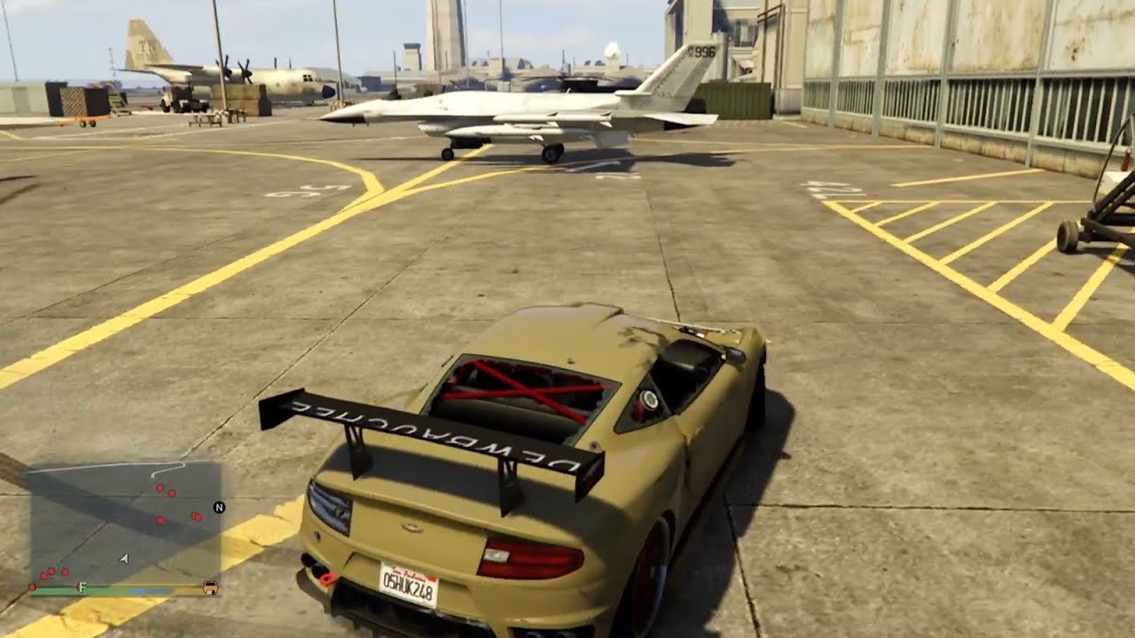GTA v military base / Xbox series s - YouTube