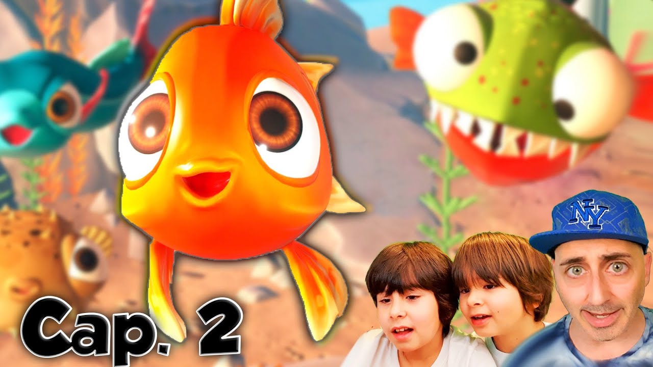 Naranjin llega al MAR!! I am Fish con Dani y Evan cap 2 - YouTube