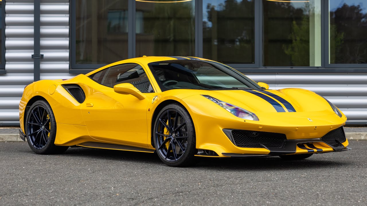 2019 Ferrari 488 Pista - Ardila Amarillo - Walkaround (4K) - YouTube