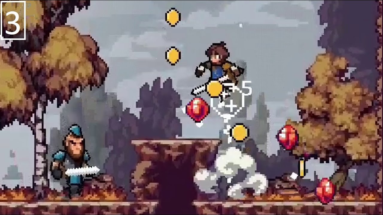 Apple Knight - Walkthrough - [World 2] - [Level 3] - YouTube