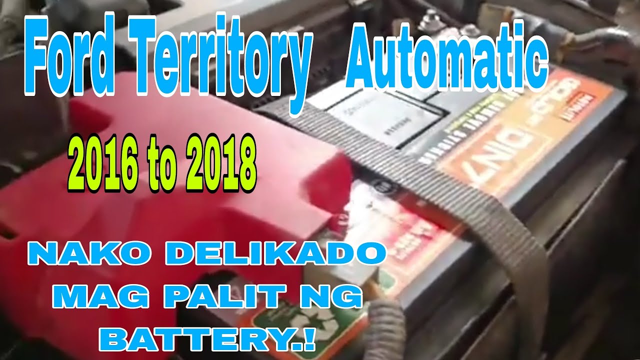 FORD TERRITORY, NAPAKADELIKADO MAG PALIT NG BATTERY, PLS. WATCH THIS ...