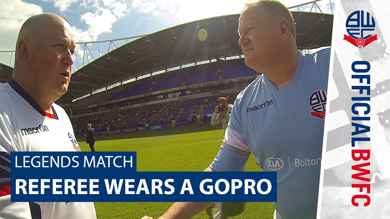 GOPRO | Referee wears a GoPro during the Legends Match - YouTube
