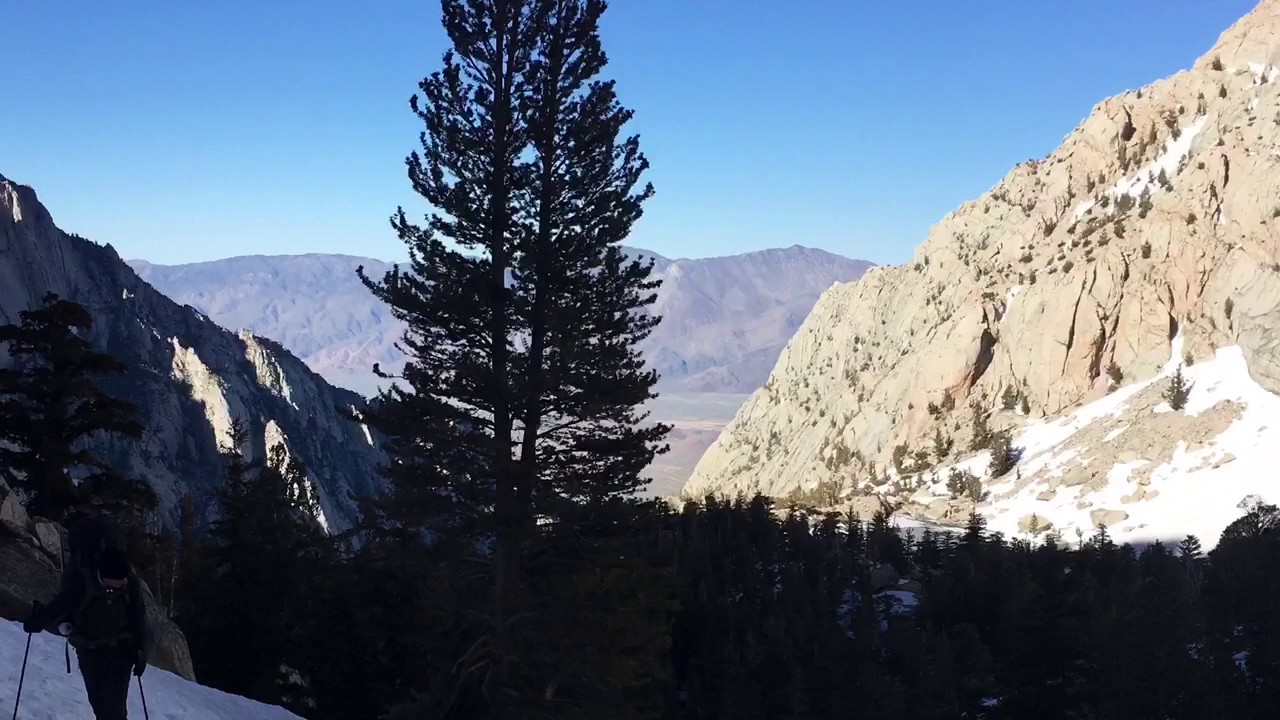 Mt. Whitney in record snow, 2017 - YouTube
