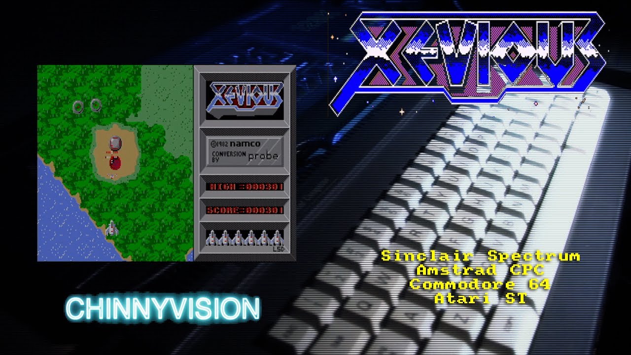 ChinnyVision - Ep 426 - Xevious - Spectrum, Amstrad CPC, C64, Atari ST - YouTube