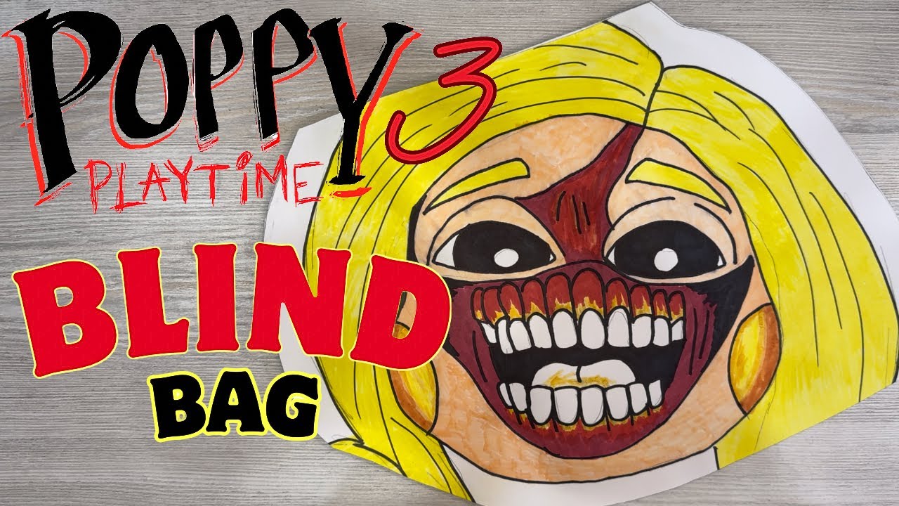 Unboxing Poppy Playtime chapter 3 Paper Blind Bag |Paper Craft | DIY ...