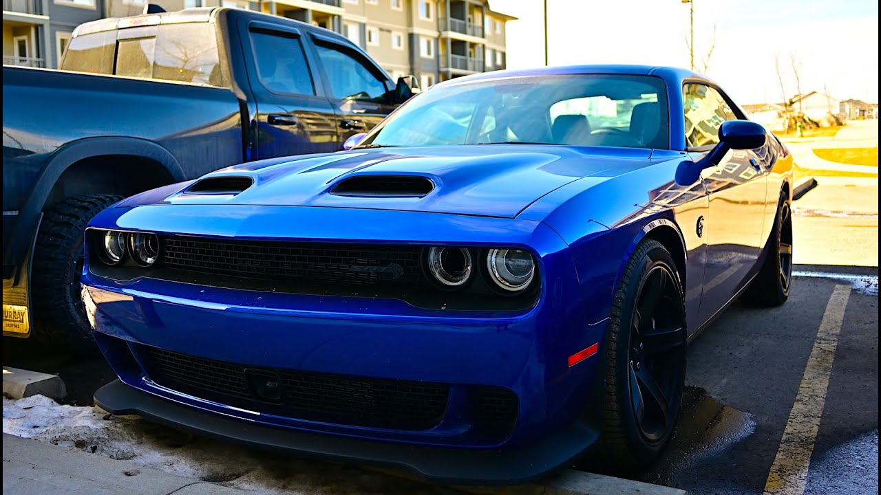 2022 CHALLENGER HELLCAT: POV test pulls at 717 HP - YouTube