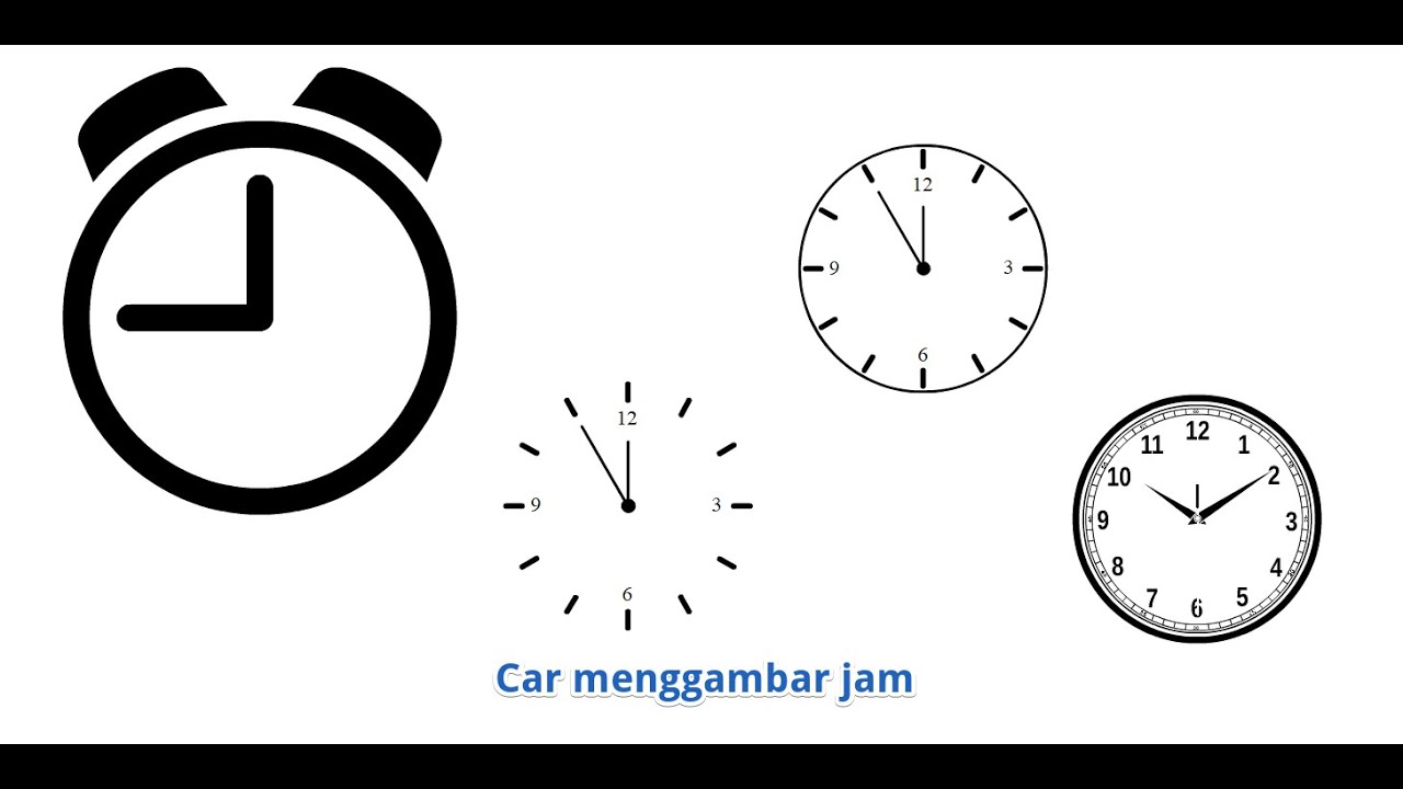 Bagaimana menggambar jam dinding | NAWA ART - YouTube
