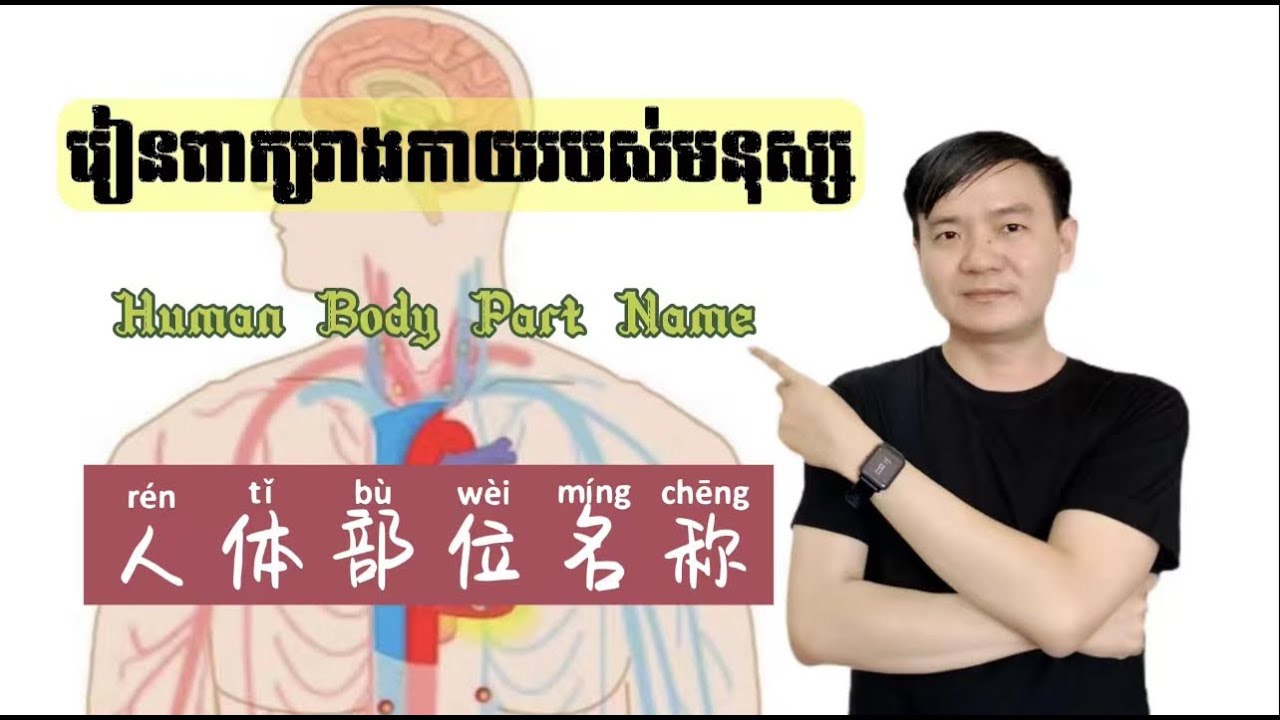 Learn Chinese | Human Body Part Names | រៀនចិន ...