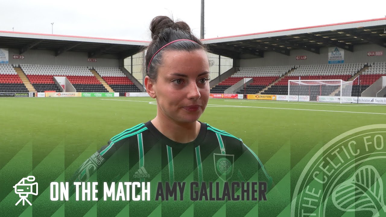 Amy Gallacher On The Match | Celtic FC Women 9-0 Hibs | HUGE victory ...
