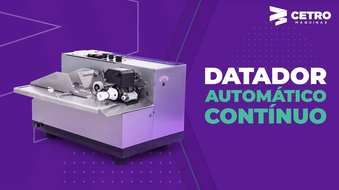 Datador Automático Contínuo (Hot Stamping) - YouTube