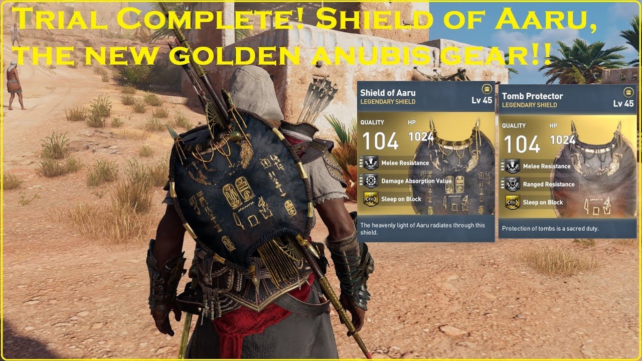 Assassin's Creed® Origins Trial Complete! The Shield of Aaru- New ...