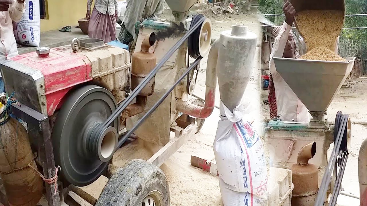 In My Village rice mill machine .rice mill .old rice mill machine ...