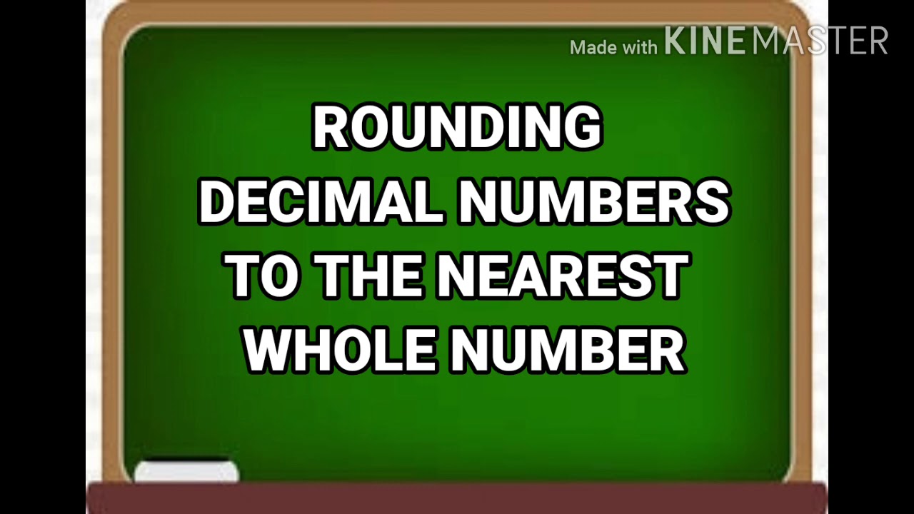 Rounding Decimal Numbers To The Nearest Whole Number YouTube rounding-decimal-numbers-to-the-nearest-whole-number-youtube