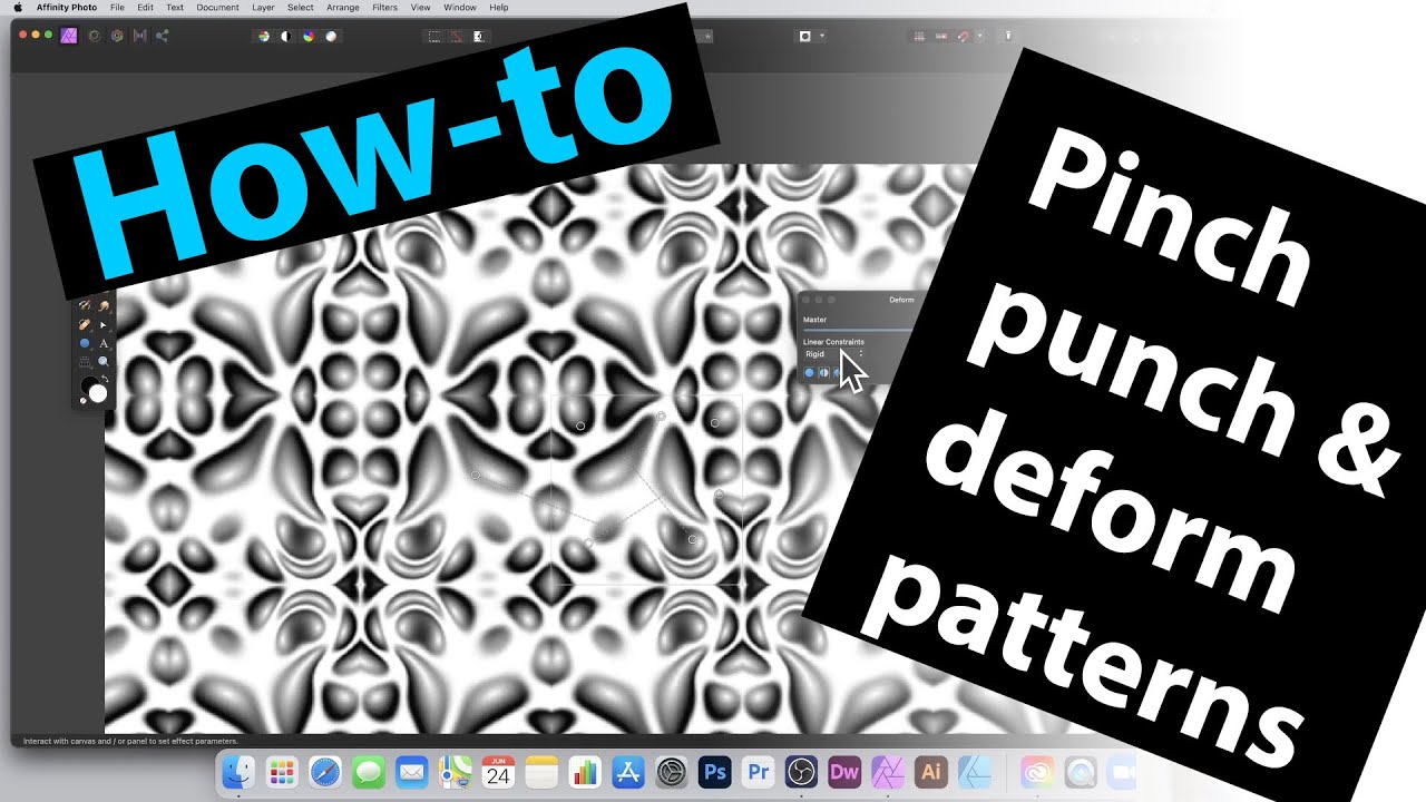 Pinch Punch Filter / Deform in Pattern Layers in Affinity Photo | How ...