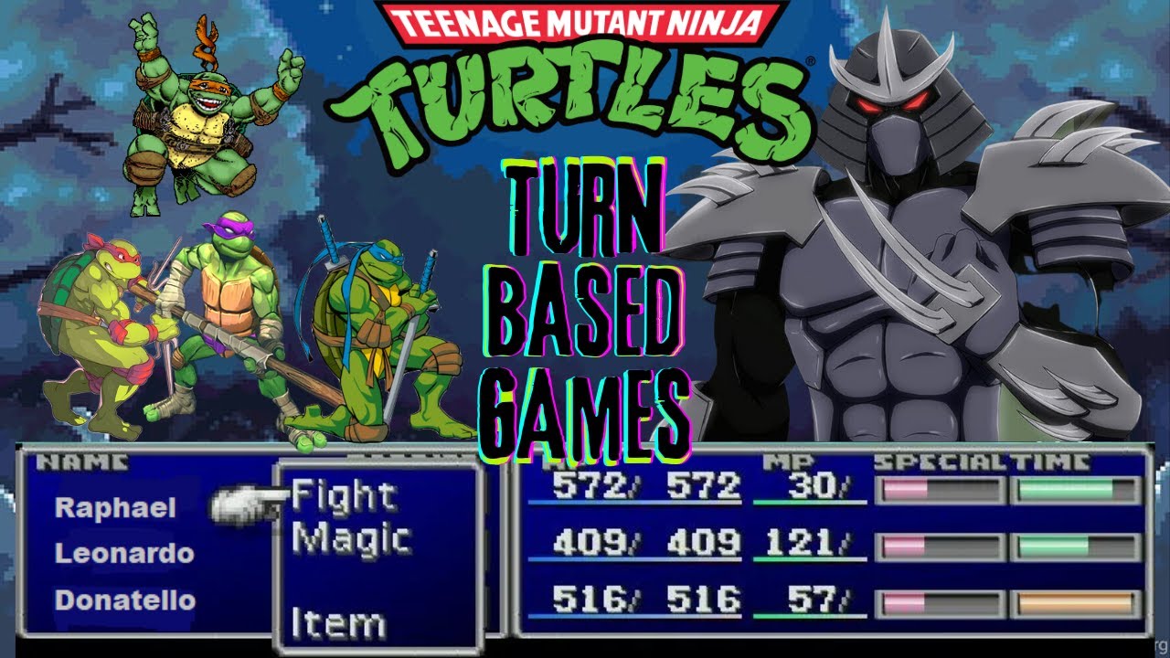 Ninja Turtles 🐢 Turn Based RPG Games 😮 - YouTube