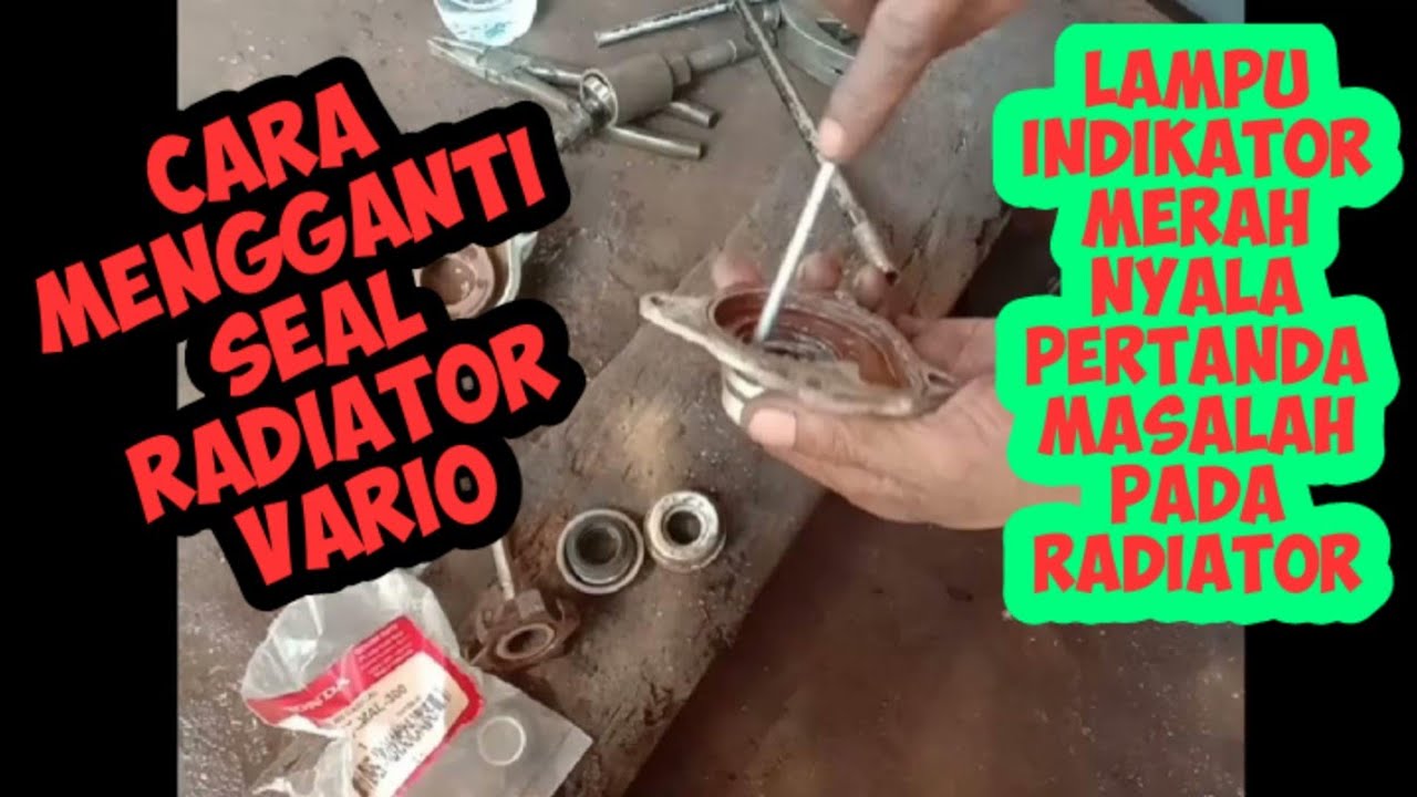 Lampu indikator merah spidometer nyala,pertanda radiator dalam gangguan ...