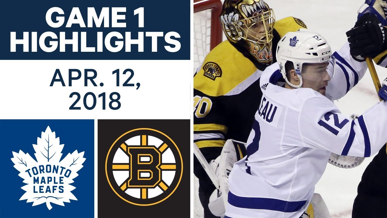 NHL Highlights | Maple Leafs vs. Bruins, Game 1 - Apr. 12, 2018 - YouTube