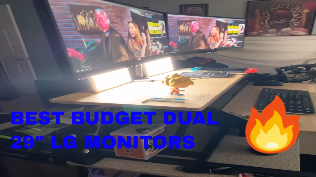 Best Budget Dual 29” LG Monitors on a Budget - YouTube