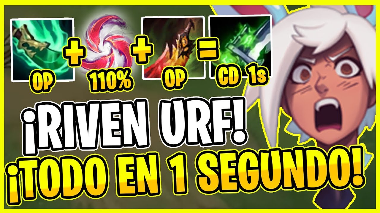 😱¡LA NUEVA RIVEN URF CON LLUVIA DE CUCHILLAS! TODAS LAS HABILIDADES EN ...