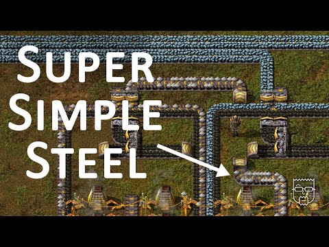 Super Simple Steel | Factorio "Quick" Tutorials - YouTube