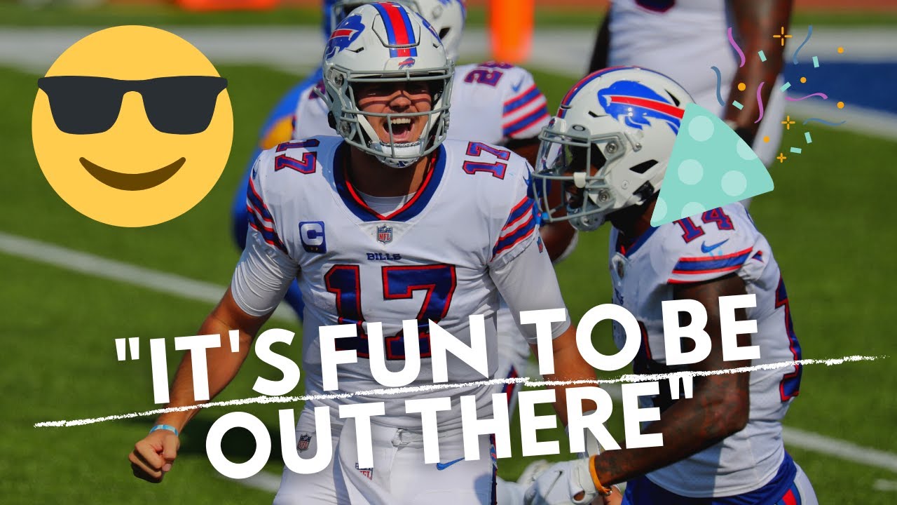 Josh Allen on the Bills red hot offense: "It's fun to be out there ...