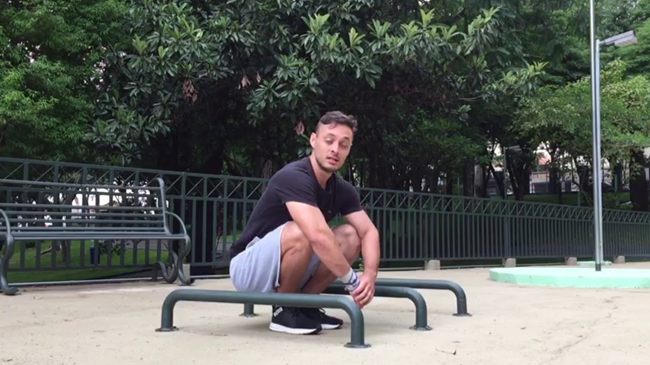 L SIT One Leg - YouTube