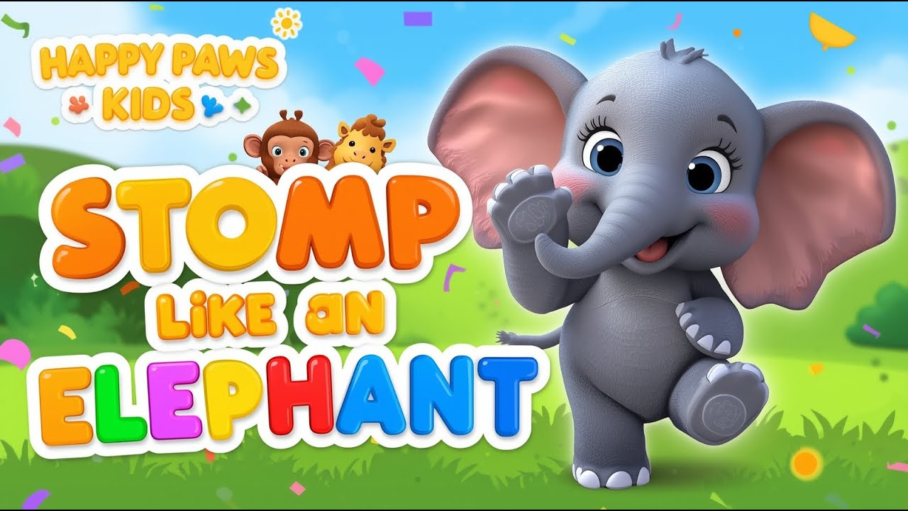Stomp Like an Elephant + MORE 30Mint+ | Nursery Rhymes & Kids Songs for ...