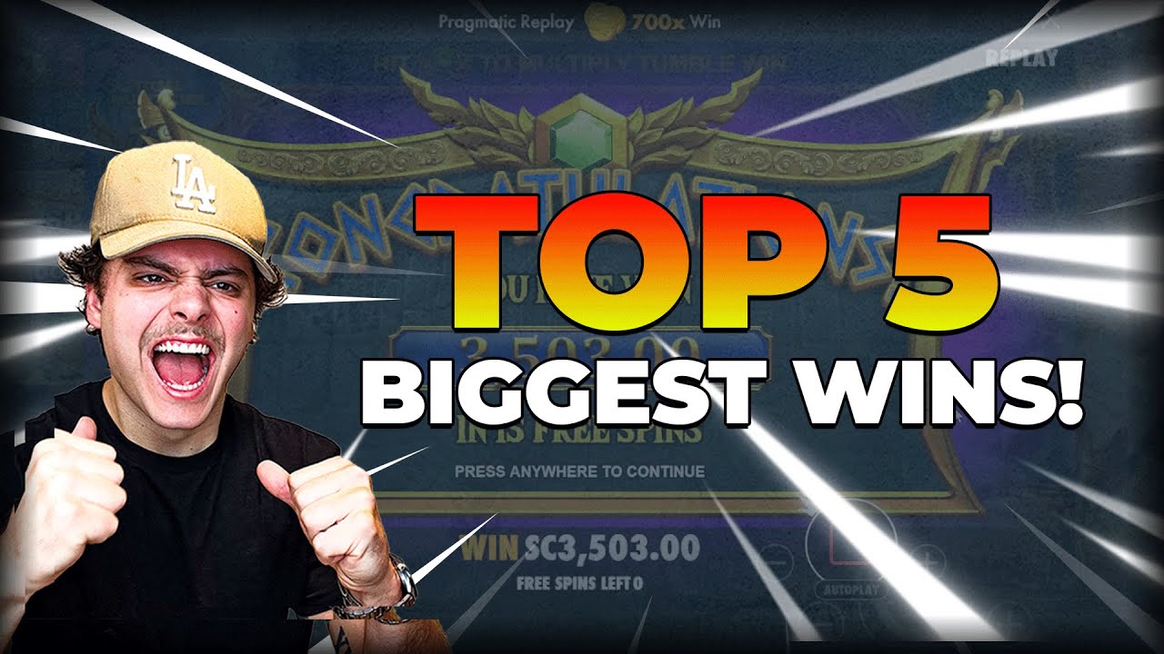 REACTING TO MY TOP 5 BIGGEST WINS! - YouTube