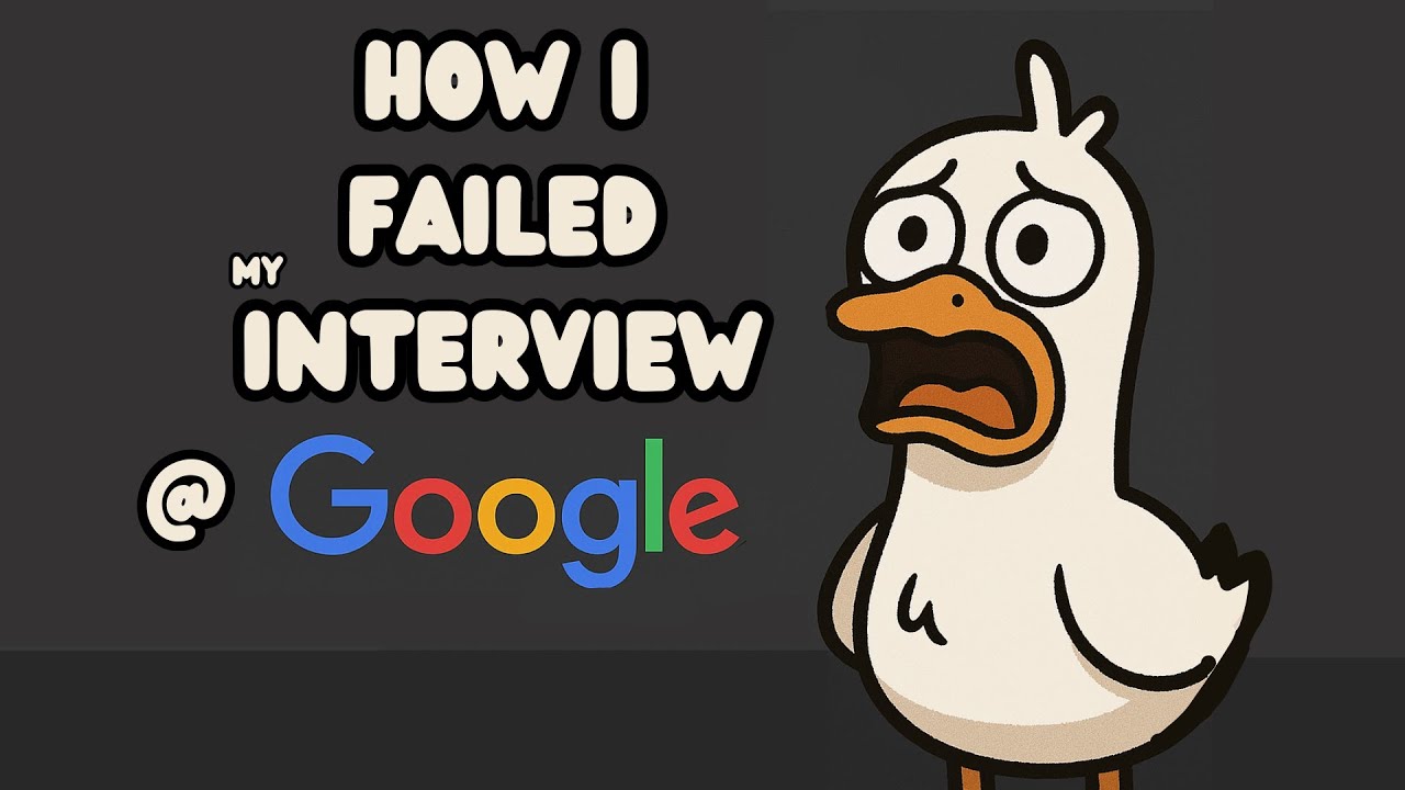 How I Failed My Google Interview - YouTube