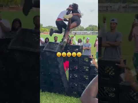 OUCH😫😫 DID HE CHEAT OR NO‼️ #shorts #cratechallenge #miami #smoothgio #thathurt