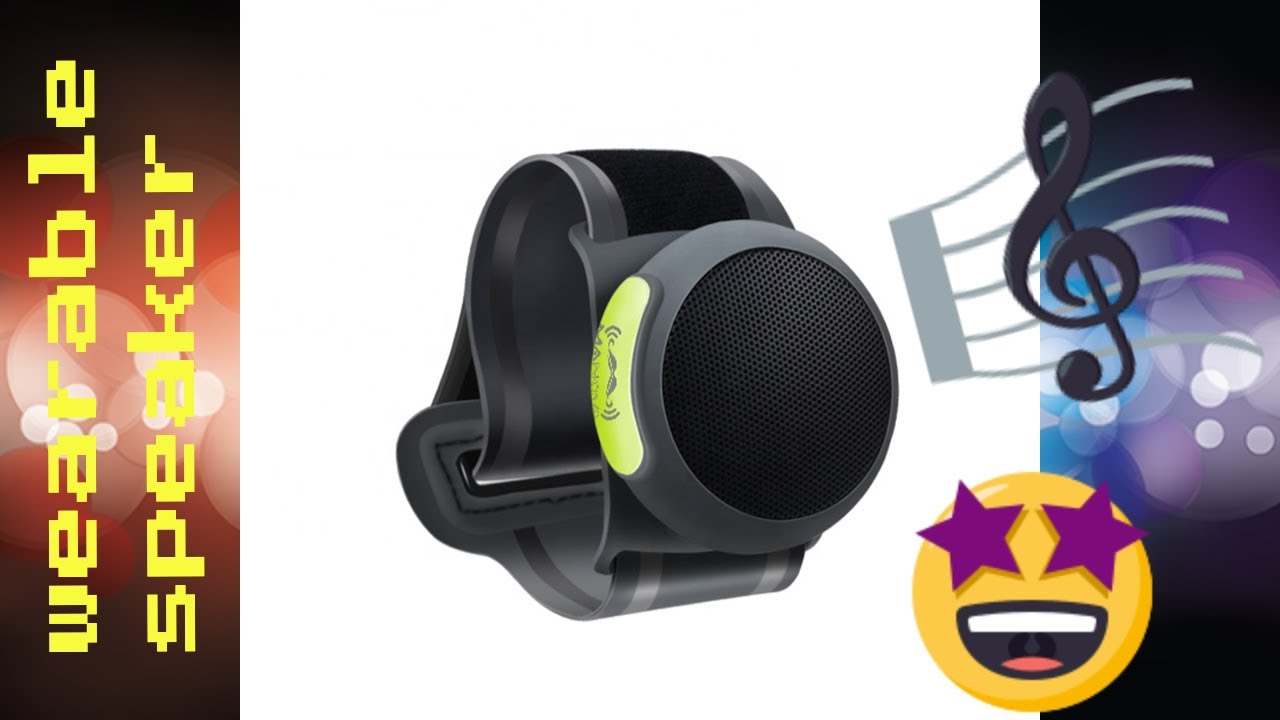 Bluetooth small Speaker With Mic And Clothes Clip: Wearable On Wrist Or ...